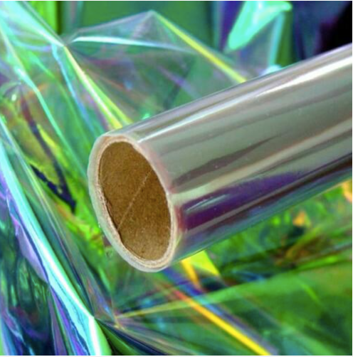 Clear Iridescent Cellophane Roll – Diamante Crafts